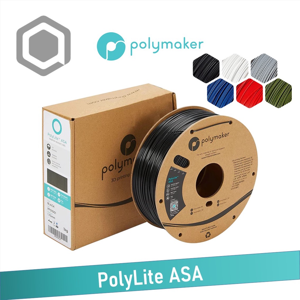 Polymaker PolyLite ASA 3D Printer Filament (Weather Resistant) - 1kg | 1.75mm | Shopee Malaysia