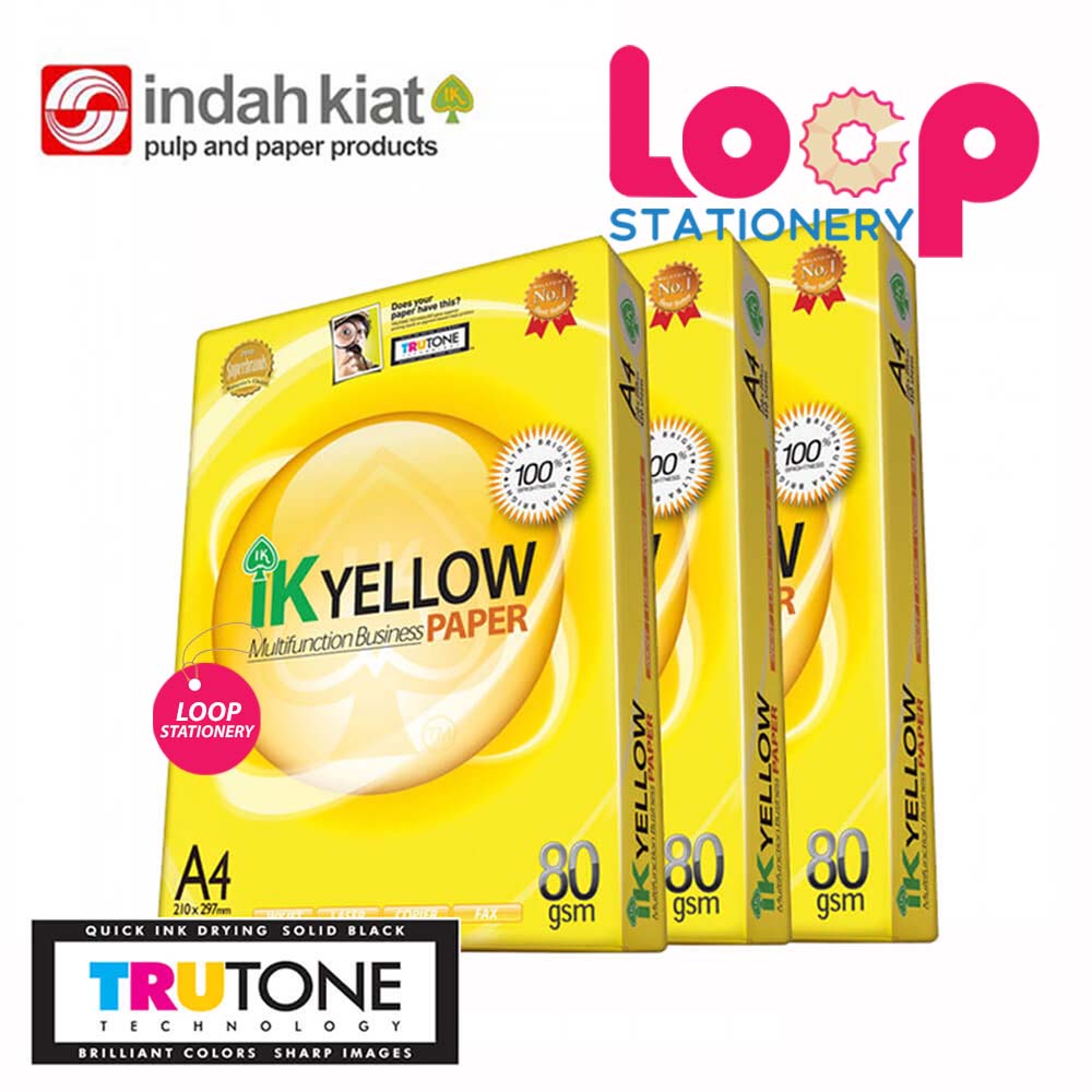 Ready Stock IK A4 Paper 80gsm Kertas A4 500sheets | Shopee Malaysia
