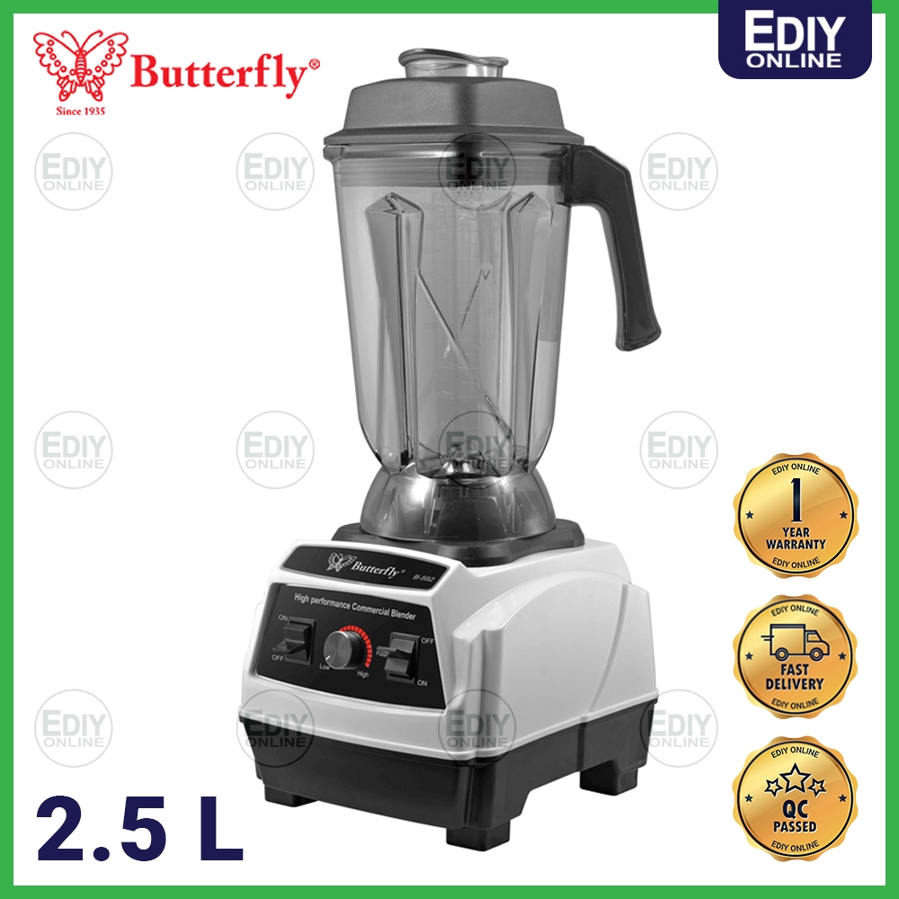 Butterfly B-592 B592 B-597 Heavy Duty Commercial Ice Blended Fruit Blender Jug Pengisar Ais Buah ...