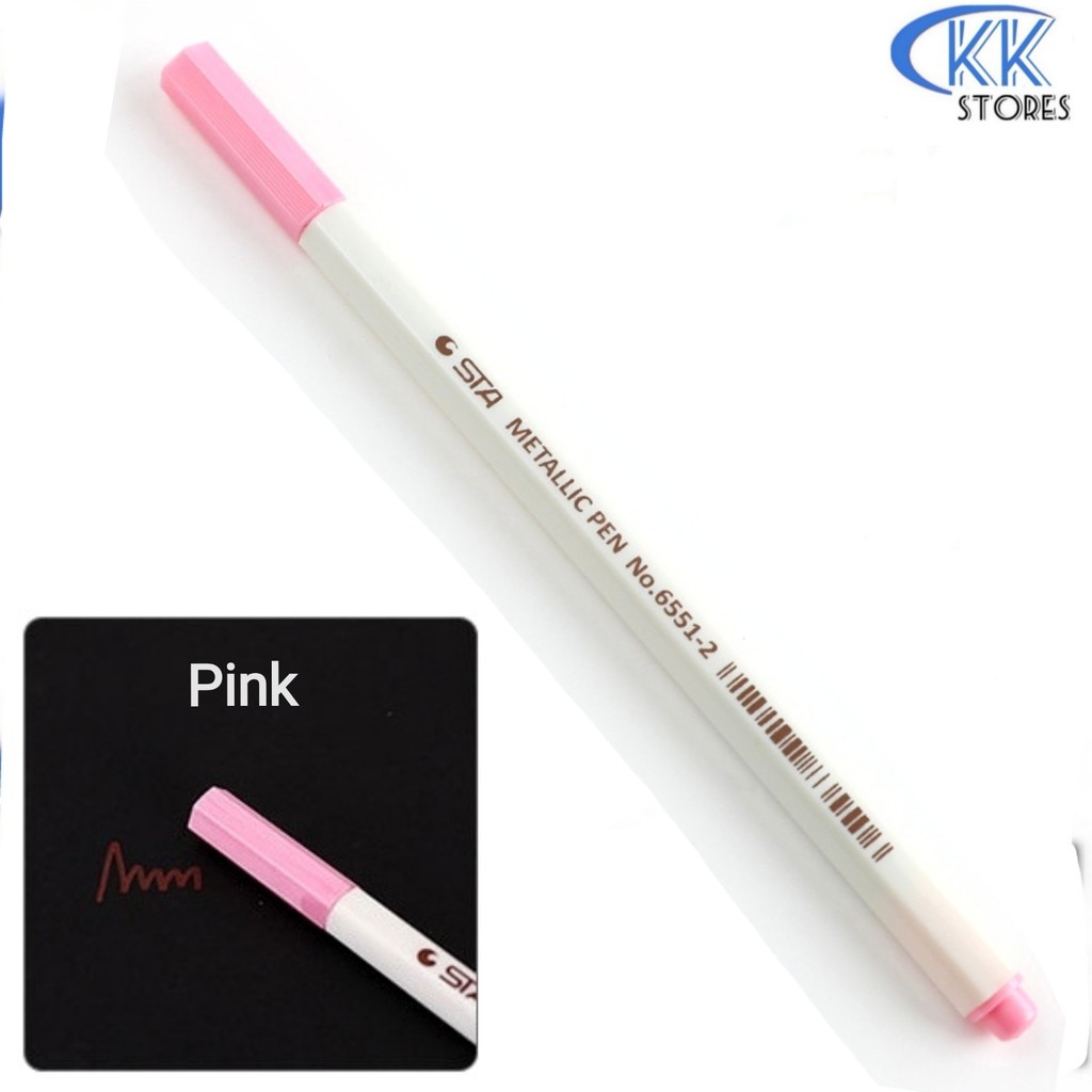 Marker Pen Drawing STA Premium Metallic Brush Marker Pen Drawing/ Pen ...