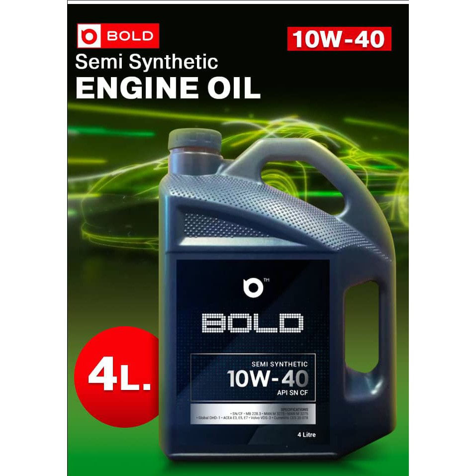 BOLD Semi Synthetic And Fully Synthetic Engine Oil | Shopee Malaysia
