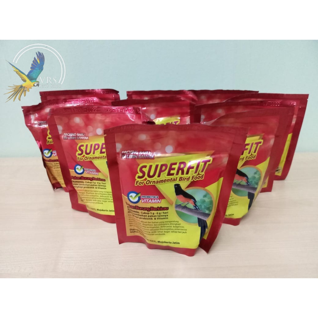 Superfit Red Ornamental Bird Food For Murai Batu 100g | Shopee Malaysia