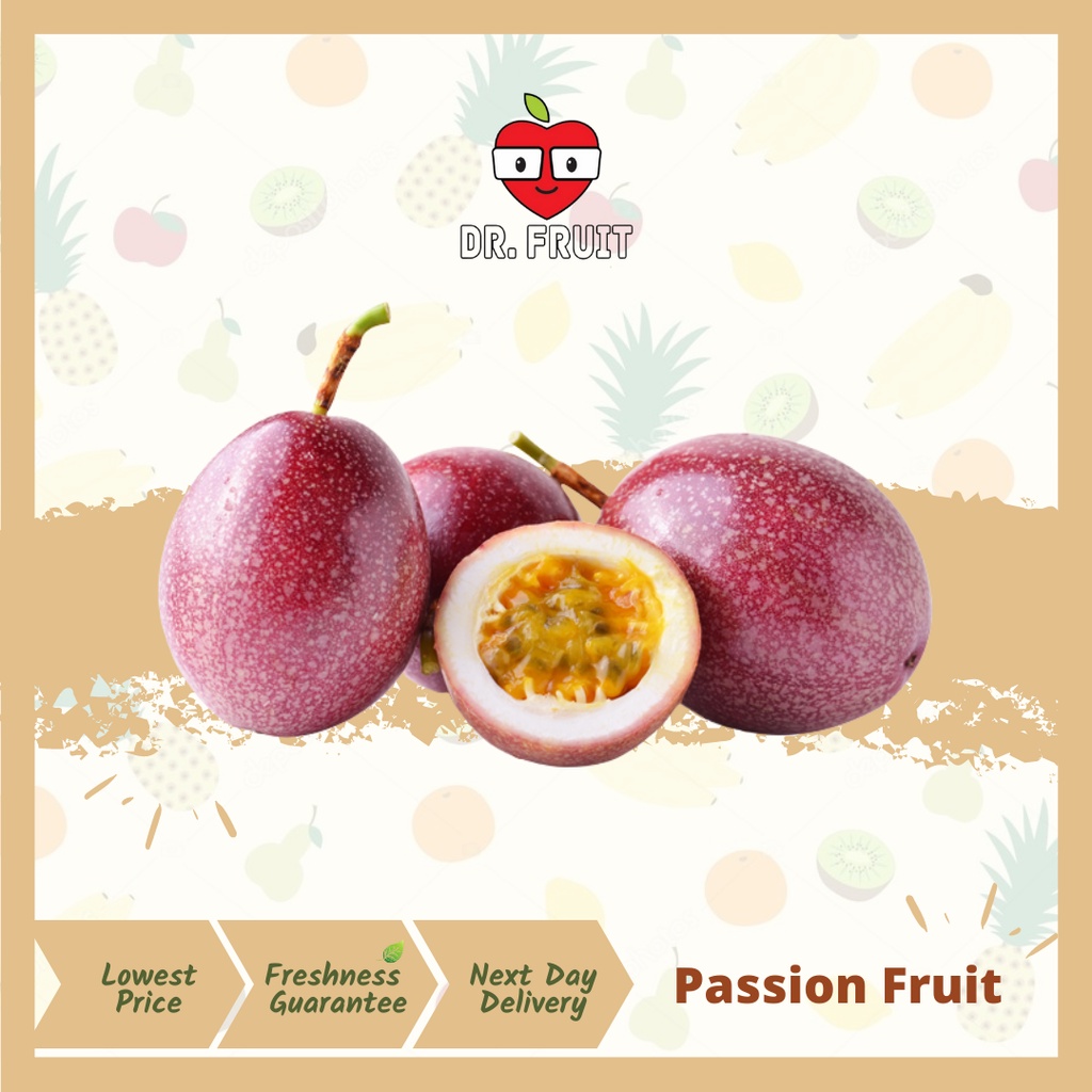 Cameron Passion Fruit (500g/pkt) 百香果 | Dr.fruit /Buah Markisa | Shopee ...