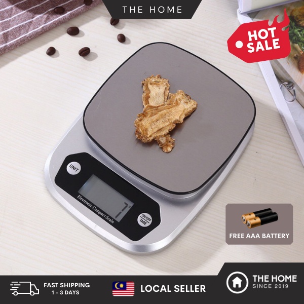 The Home 10kg/1g Digital Kitchen Scale Multifunction Food Scale ...