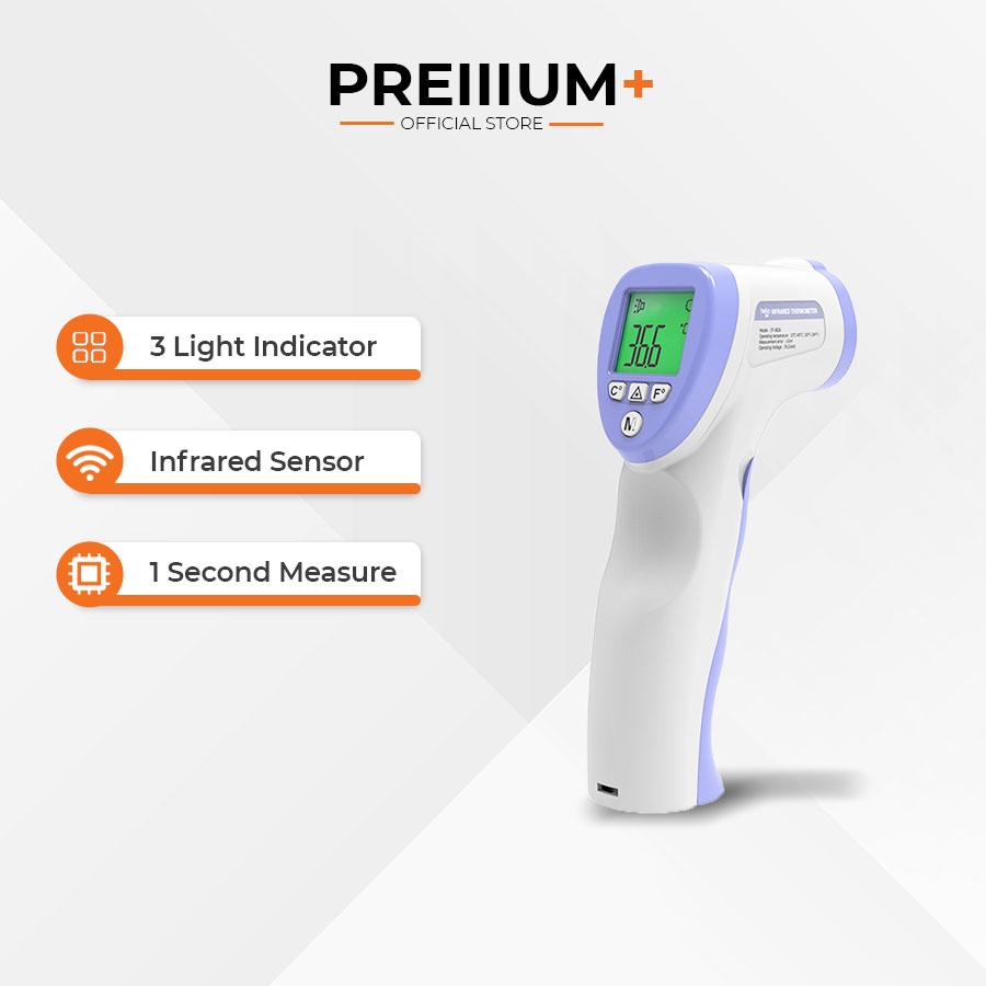 🔥ShipIn24🇲🇾 Thermometer Digital Infrared Forehead Scanner Temperature ...
