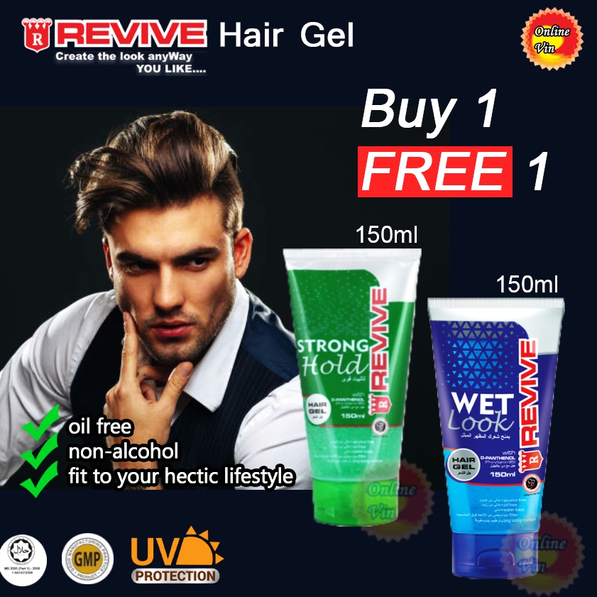Buy 1 FREE 1(ORIGINAL) Revive Hair Gel 150ml | Shopee Malaysia