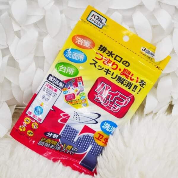Japan Drain Cleaner Pipe cleaner Easy Use Drain Clog Remover 3PACK/BAG ...