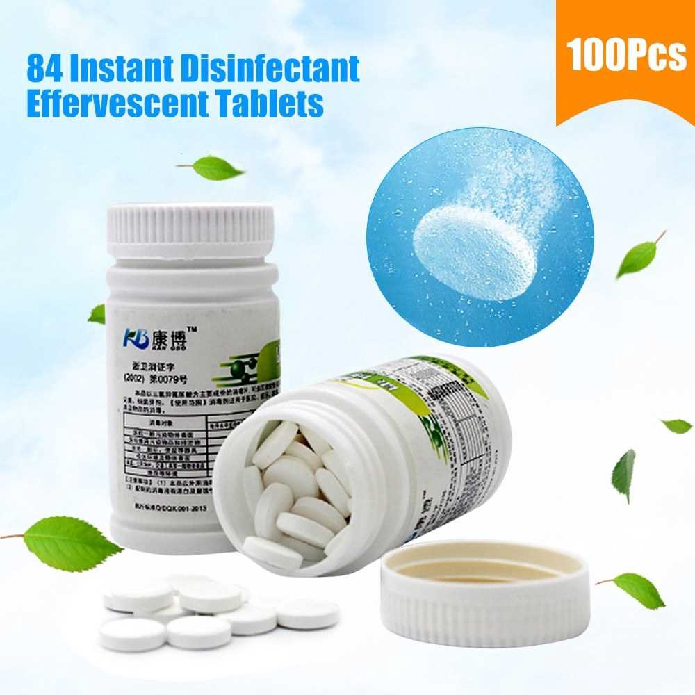100Pcs Effervescent Tablets Home Clothes Bleaching School Floor ...