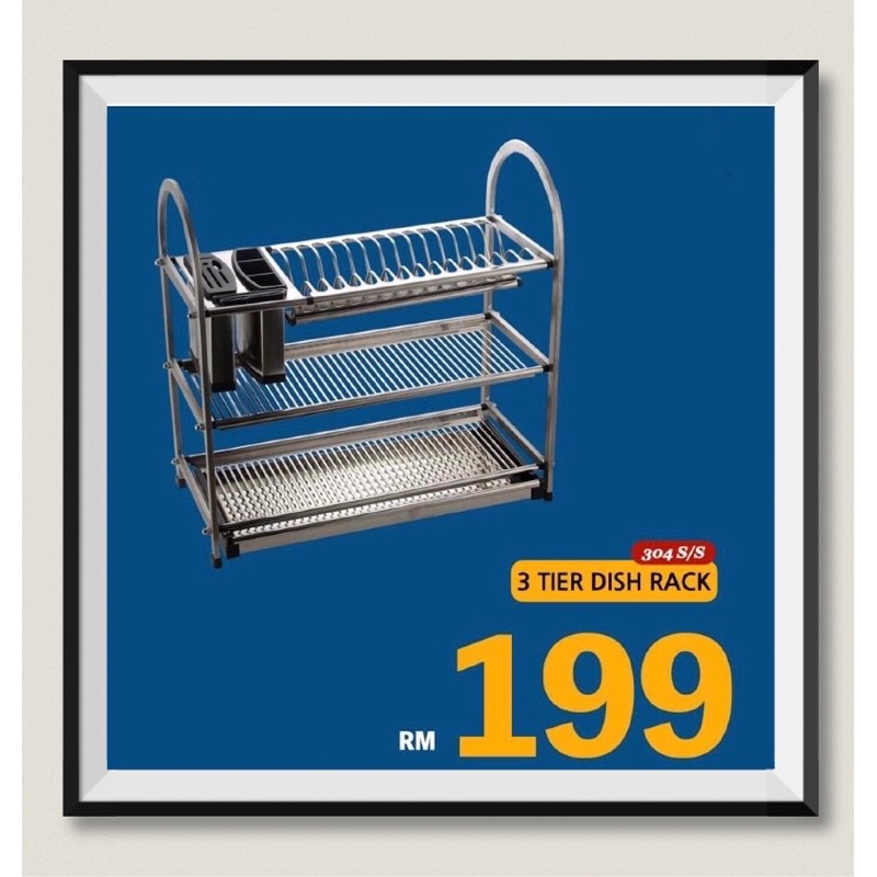 💯Ready stock 🔥NEW FASHION🔥 DISH RACK | Shopee Malaysia