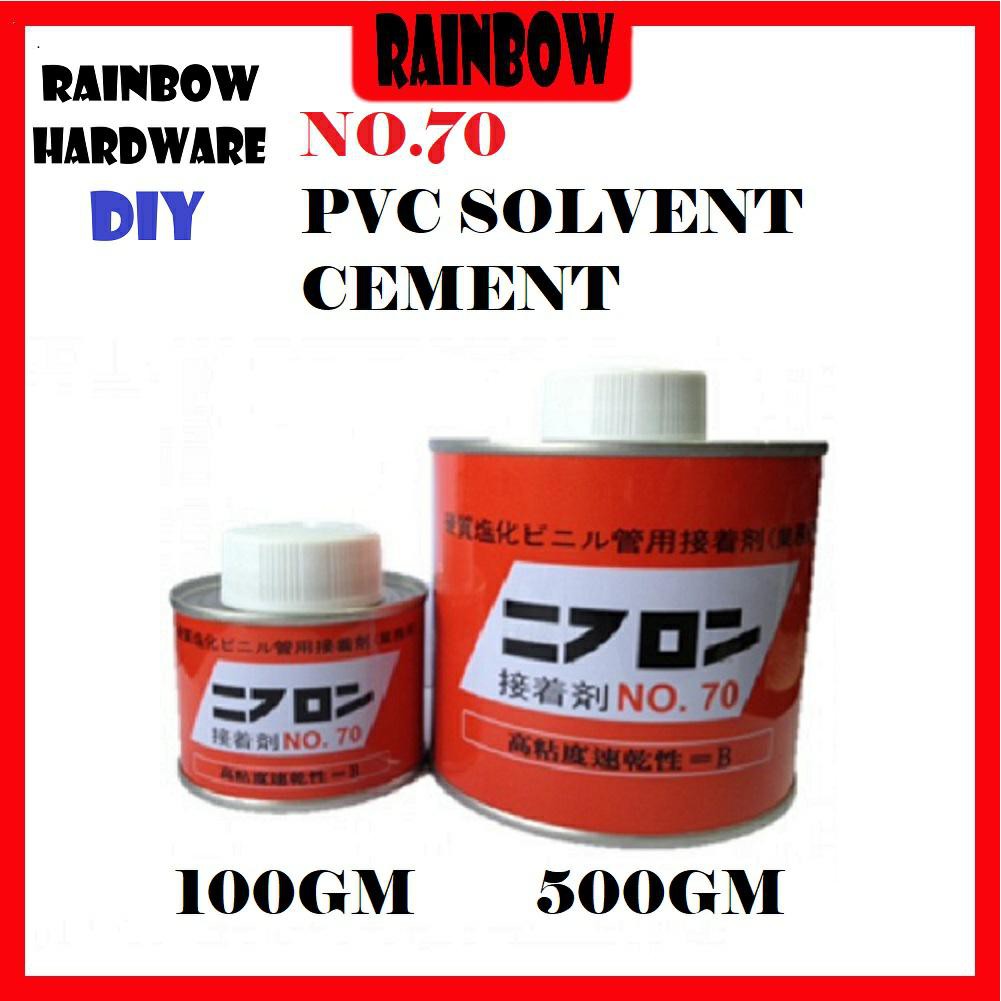 JAPAN PVC SOLVENT CEMENT / PVC PIPE GLUE (100gm NO.60 & 500gm NO.70 ...