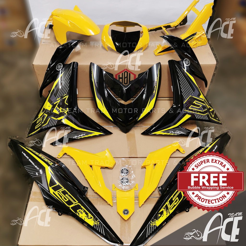 [NEW] Coverset Y15 V1 V2 Exciter Thai Yellow Ysuku Y15V1 Y15V2 Yamaha ...