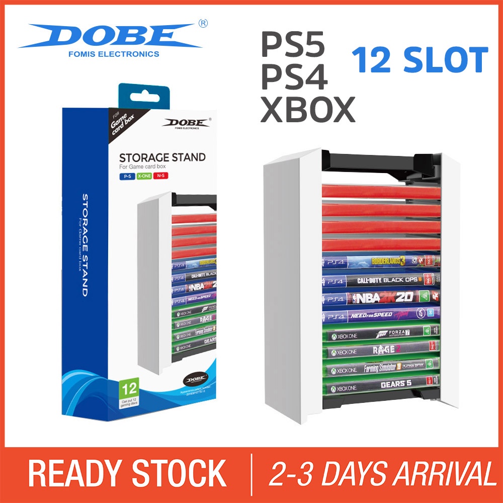 PS5 PS4 XBOX Game Disc CD Rack Storage Tower Stand | Shopee Malaysia