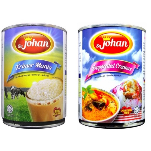 Su Johan Sweetened Creamer 500gm Evaporated Creamer 390gm Krimer Manis ...