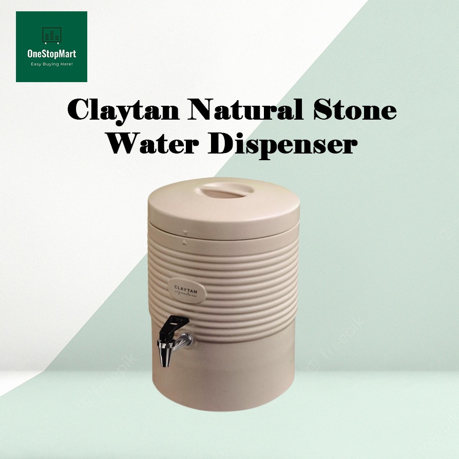 CLAYTAN Signature Ceramic Natural Stone Water Dispenser 4.5L & 6L &10L ...