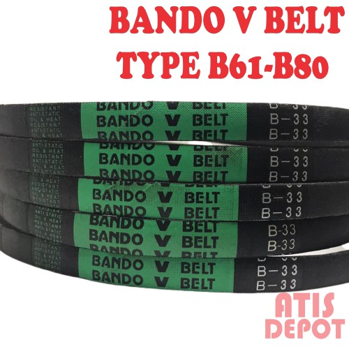 BANDO B61 B62 B63 B64 B65 B66 B67 B68 B69 B70 B71 B72 B73 B74 B75 B76 B77 B78 B79 B80 Standard V ...