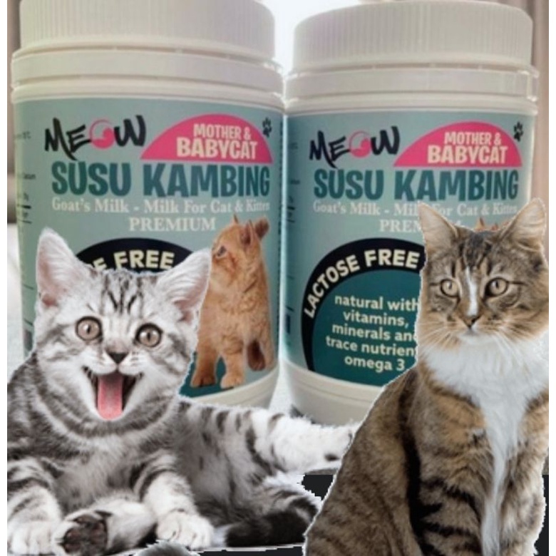 SUSU KUCING 🌟 SUSU KAMBING UNTUK KUCING 🌟 GOATS MILK PREMIUM 200G ...