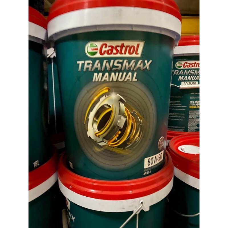 [100% Original] [18L] Minyak Gearbox Manual Castrol GL-4 80W-90 ...