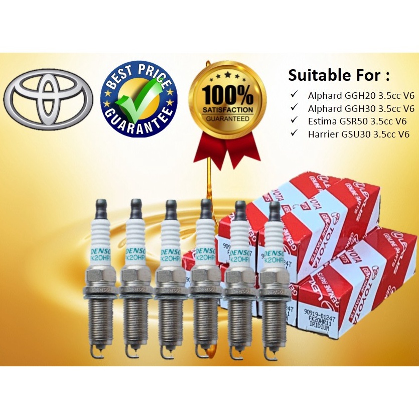 Toyota - Estima GSR50 Alphard Vellfire GGH20 3.5cc V6 Iridium Spark ...