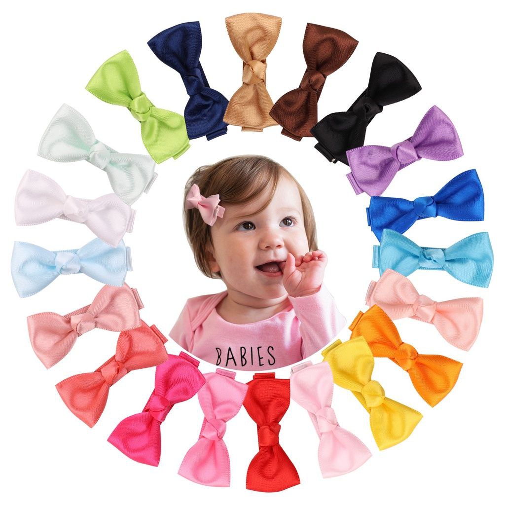 Hairpin Mini Ribbon Hairclip Satin for Babies Suitable for Baby Thin ...