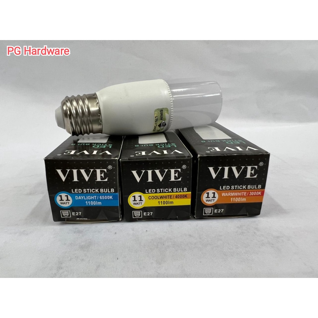 VIVE E27 LED Stick Bulb @11W ( SIRIM ) | Shopee Malaysia