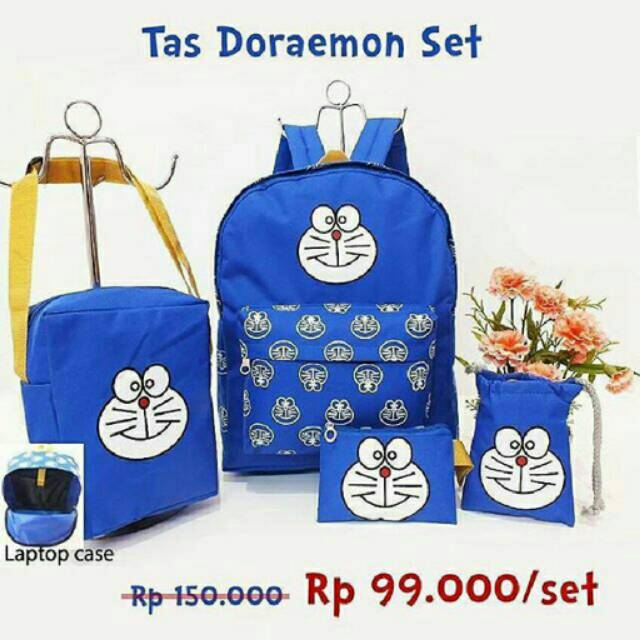 Doraemon Bag Set 4 in 1 | Shopee Malaysia