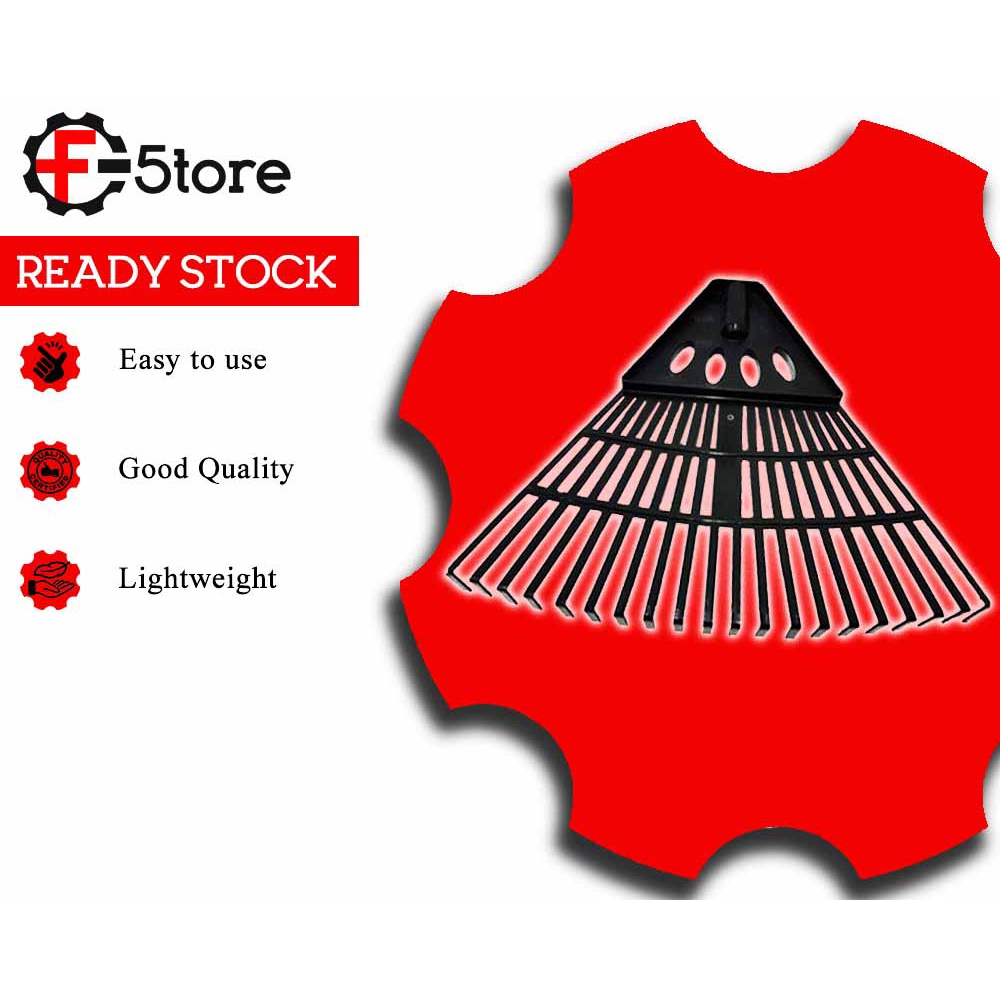 [Ready Stock] Solid PVC (Local) Garden Leaf Rake Lightwight Heavy Duty ...