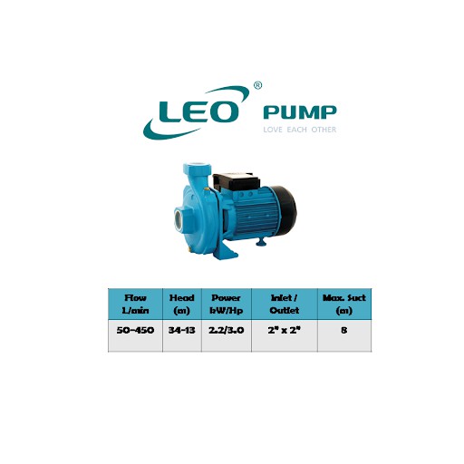 LEO XS80 CENTRIFUGAL PUMP Pam Air 水泵 [3 phase] (2.2kW/3HP) | Shopee Malaysia