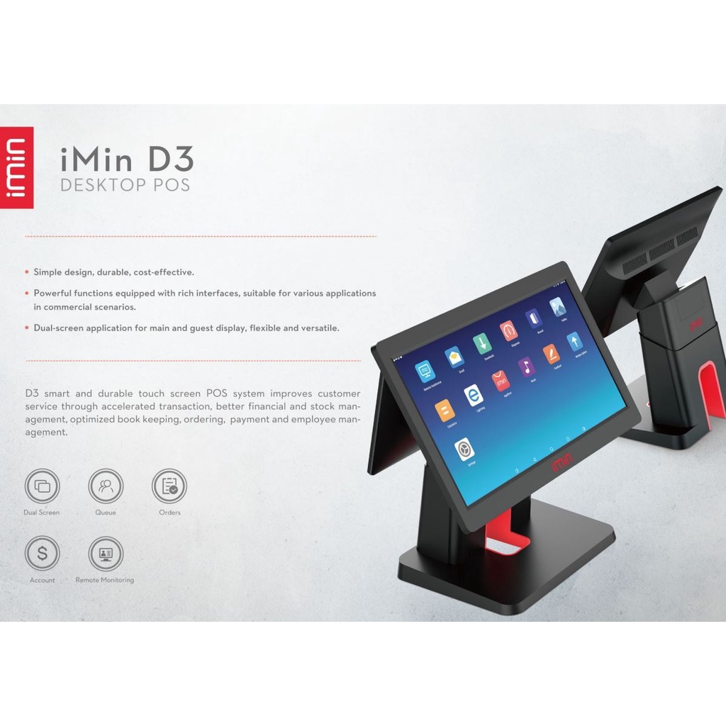 POS SYSTEM ANDROID DUAL SCREEN 15.6 INCH + 10.1 INCH | Shopee Malaysia