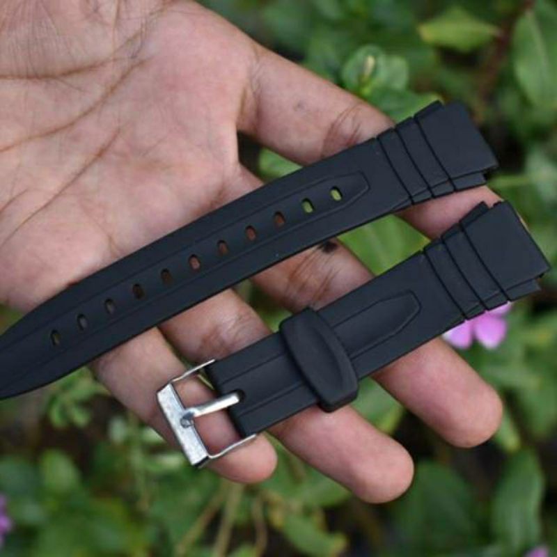 Casio W-800H w800h W 800 h Watch Strap Casio Rubber Strap Free Pen ...