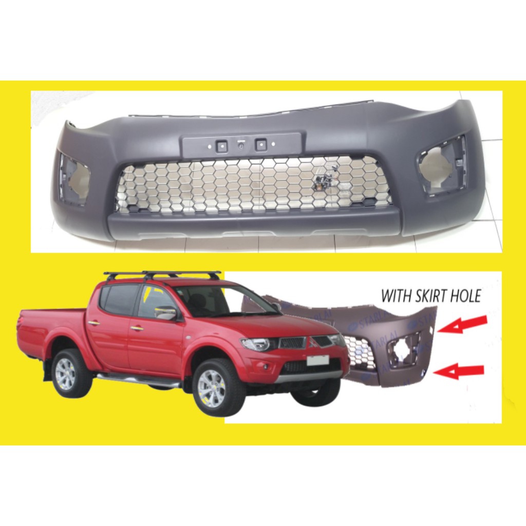 Mitsubishi Triton L200 4X4 KB4T 4WD 2009-2014Y Front Bumper | Shopee ...