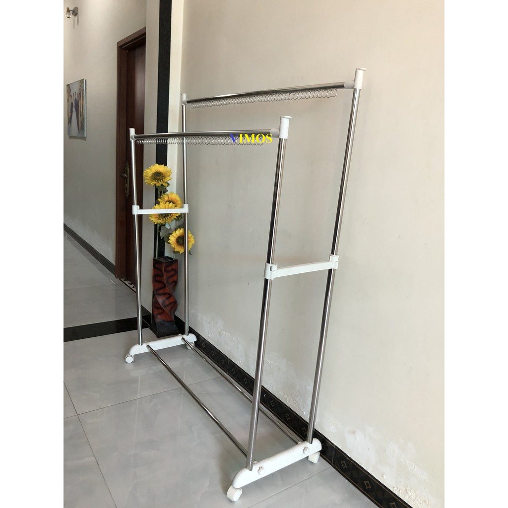 Drying pole, stainless steel clothes drying rack with eyelets. | Shopee ...