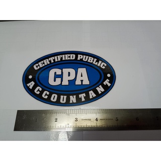 CPA 6 Pieces Car Sticker Package, Certified Public Accountant 6 pieces sticker package ...