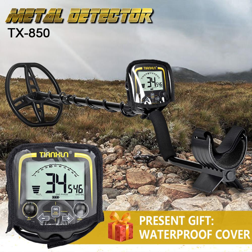 TX-850 High Sensitivity Underground Metal Detector Metal Hunter Gold ...