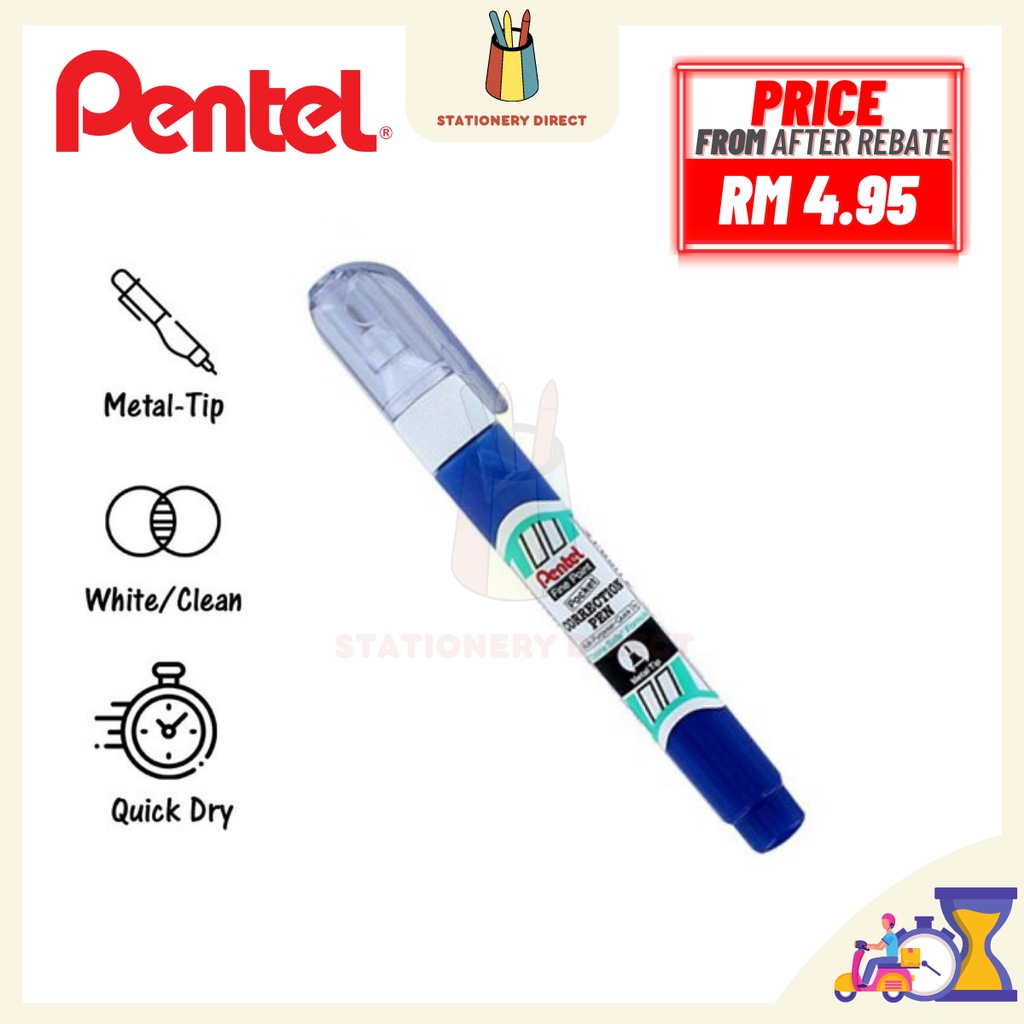 Pentel Liquid Paper/ Pentel Correction Pen 7ml | Shopee Malaysia