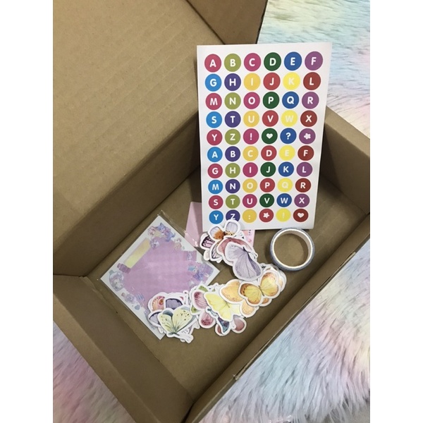 Sticker diy for scrapbook Gift box , Surprise box | Shopee Malaysia