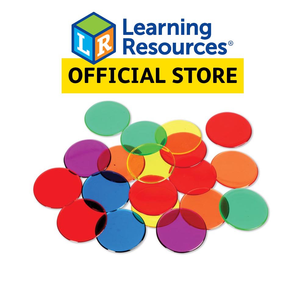 Learning Resources Transparent Color Counters (Set of 250)- Age 5-9 ...