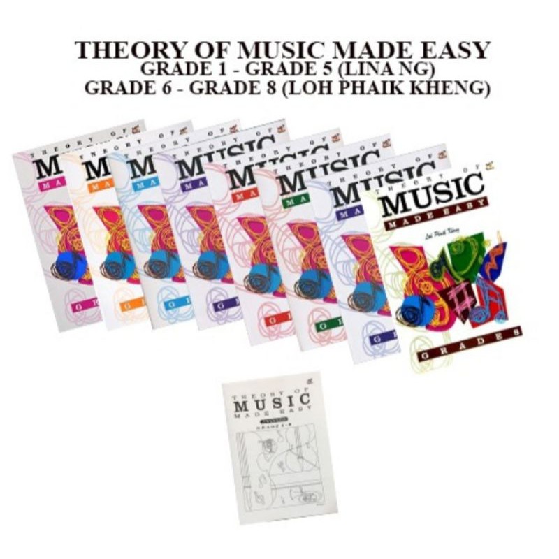 Theory of Music Made Easy Grade 1 - Grade 8 / Theory Book / Theory ...
