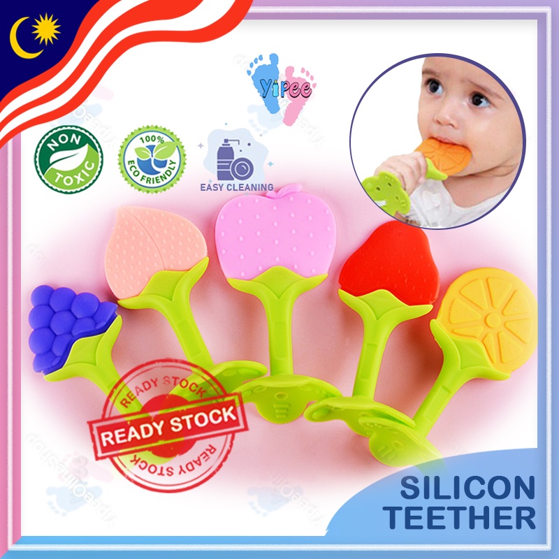 READY STOCK Silicone teether baby infant bite teethers AC-018 | Shopee ...