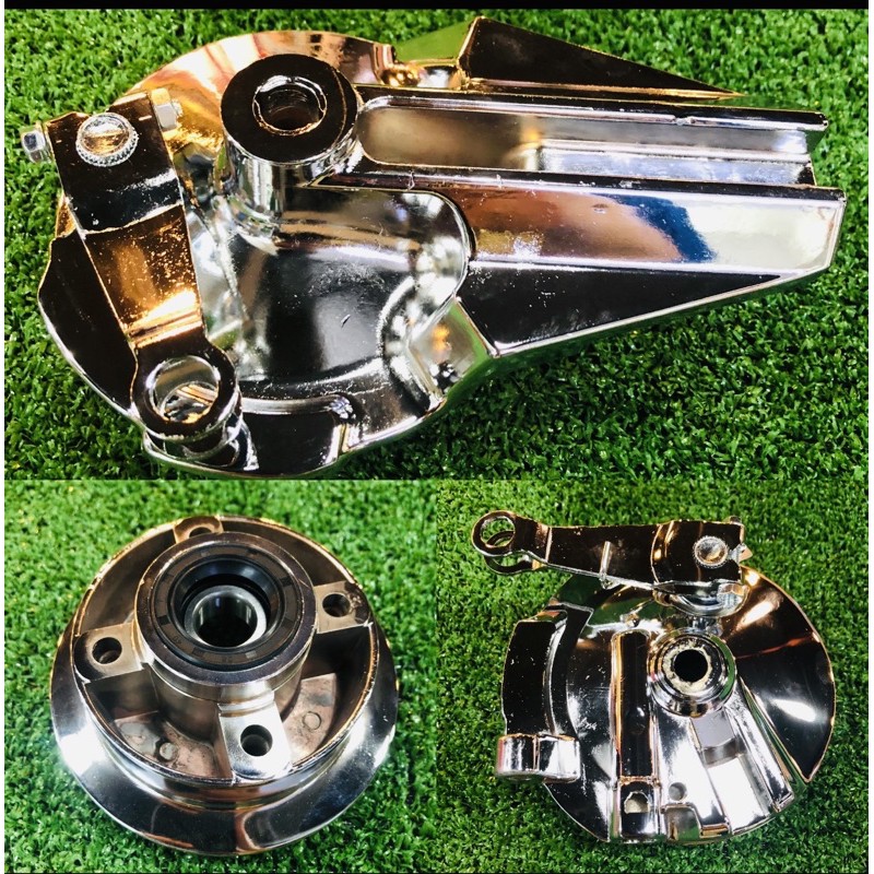 EX5 DREAM Hub Spocket Chorme WAVE WAVE125 FRONT & REAR HUB PANEL SET ...