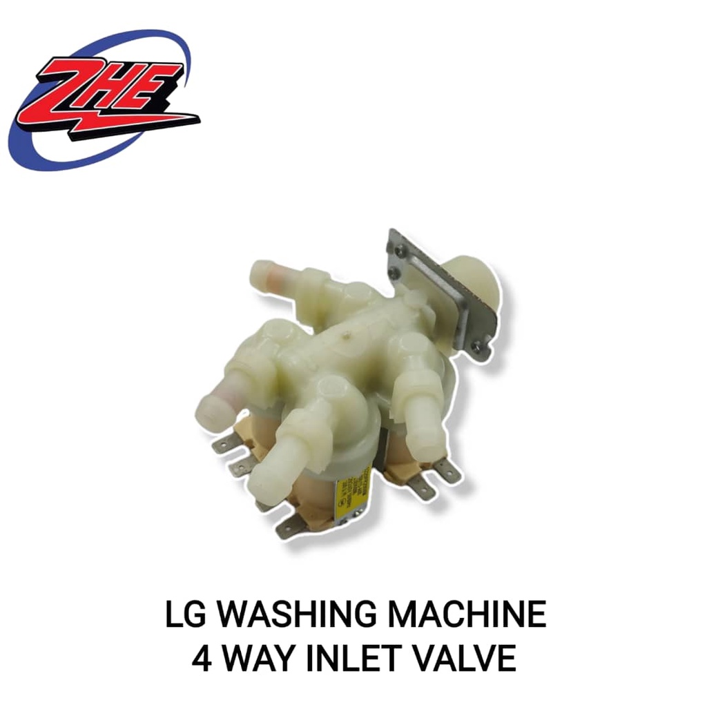 LG WD90N64FOOW FRONT LOAD WASHING MACHINE 4 WAY WATER INLET VALVE ...