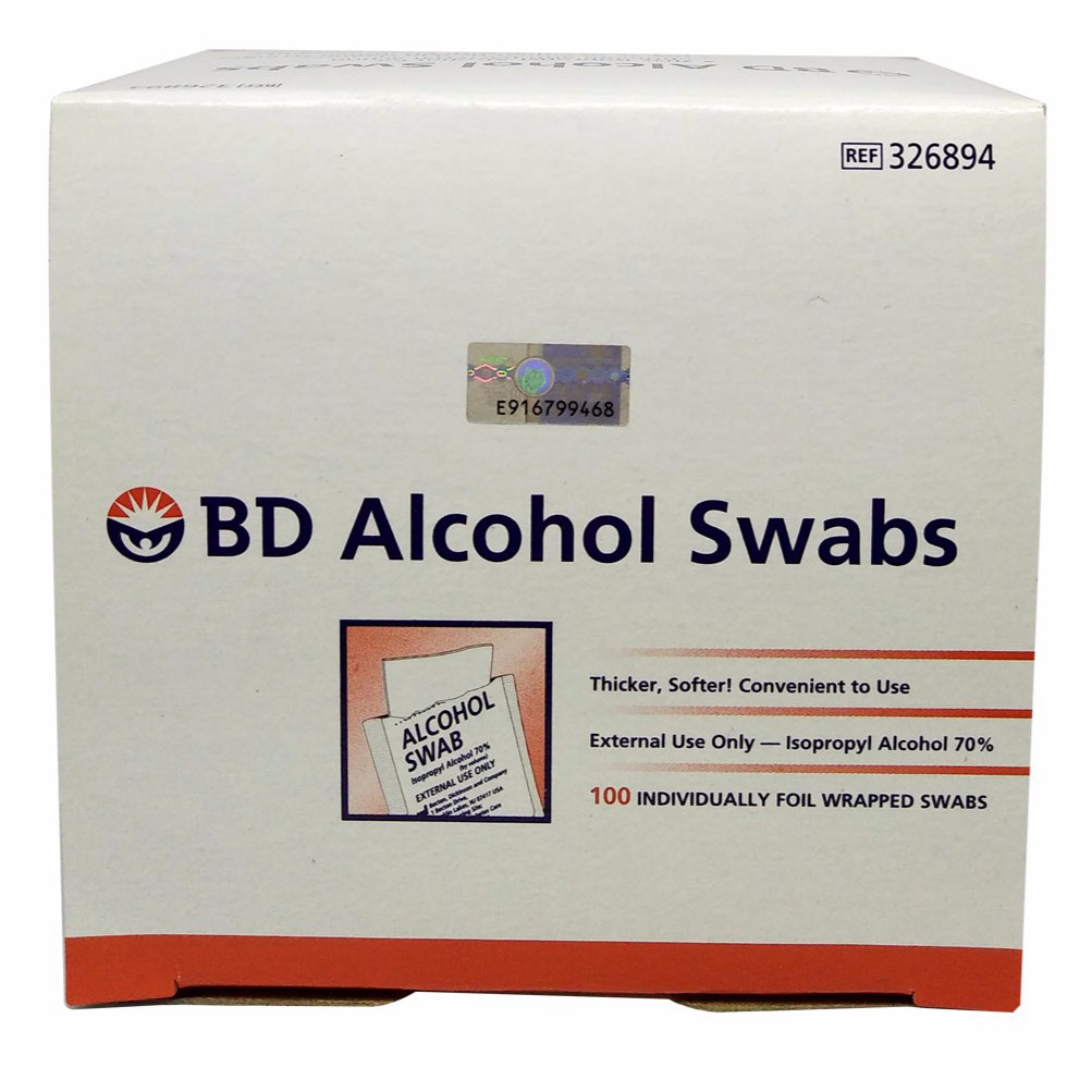 BD Alcohol Swabs (100 Pcs) | Shopee Malaysia