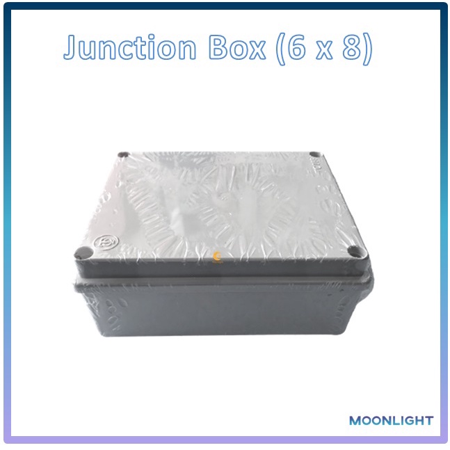 PVC Weatherproof Junction Box Enclosure Box 6 x 8 x 3 IP56 | Shopee ...