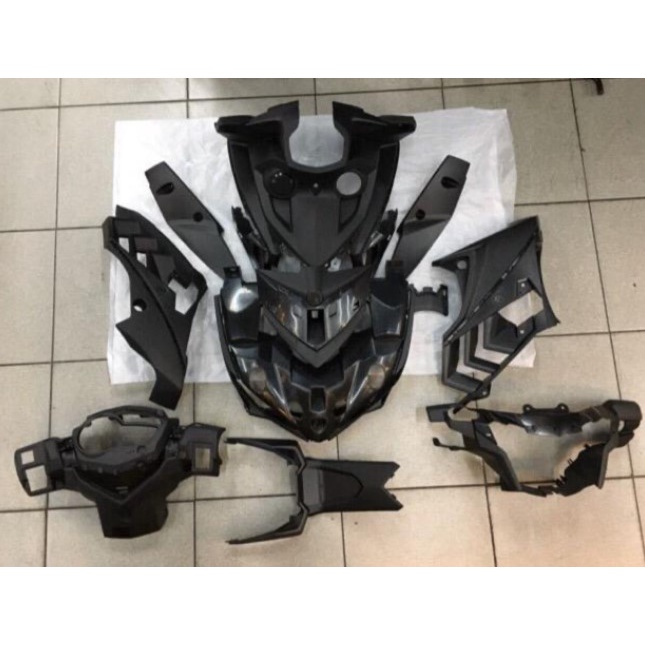 Y15 Y15zr v1 v2 ORIGINAL YAMAHA MATT BLACK INNER COVER FULL SET | Shopee Malaysia