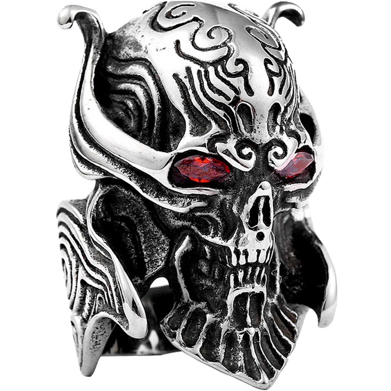 Garo Skull Ring Biker Man Jewelry Ring | Shopee Malaysia