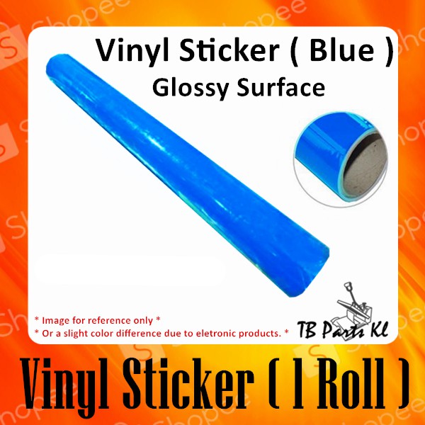 Vinyl Sticker / Balloon Sticker - Blue ( Loose Sheet ) | Shopee Malaysia