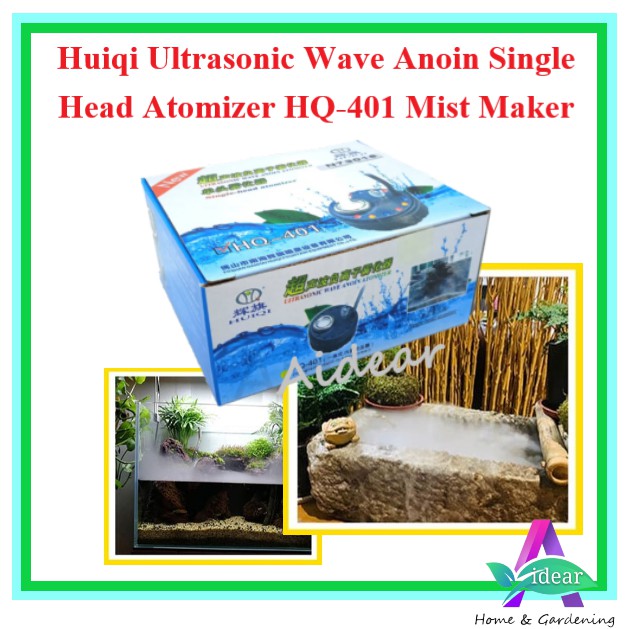 Huiqi Ultrasonic Wave Anoin Single Head Atomizer HQ-401 Mist Maker Alat Pembuatan Kabus 雾化器 ...