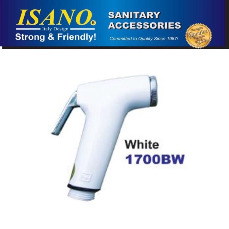 ISANO 1700 ABS HIGH PRESSURE NOZZLES TOILET HAND SPRAY WITH HOSE(1.2M ...