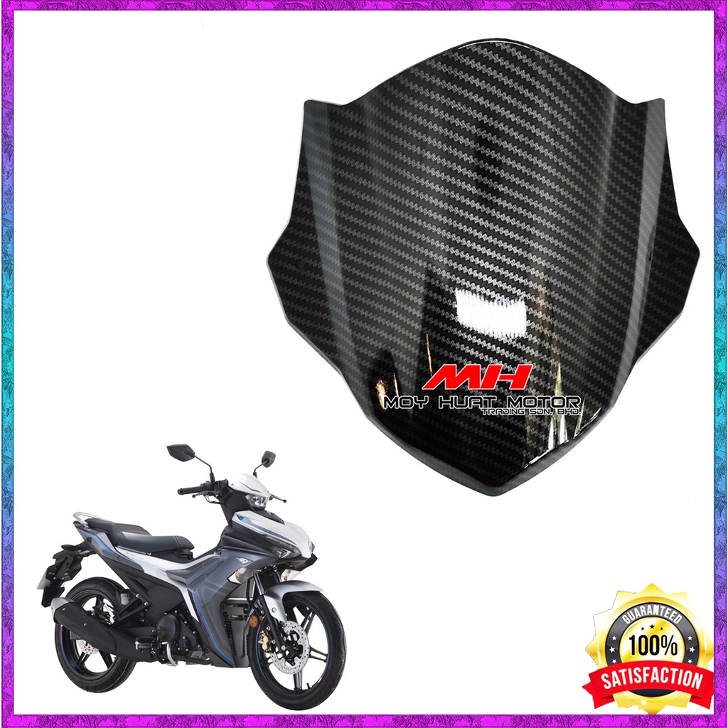 YAMAHA Y16ZR EXCITER 155 COWLING VISOR YAMAHA Y16 WINDSHIELD WINDSCREEN ...