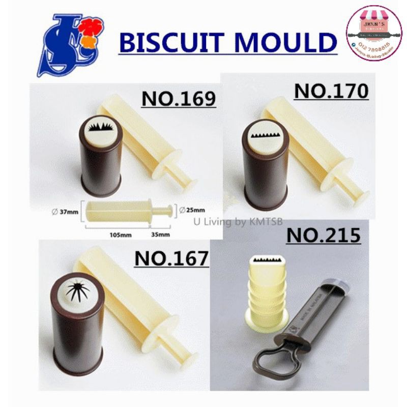 SL Acuan Tekan Berpam | Jam Tart Biscuit Press | Kuih Biskut Tat Roll ...