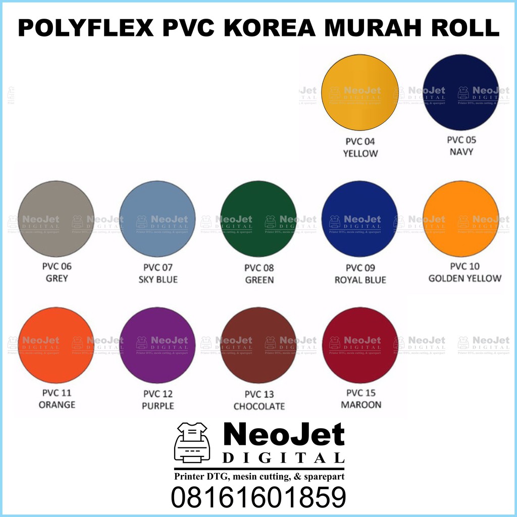 Polyflex PVC Korea Roll 25 meters Polyflex Polyflex | Shopee Malaysia